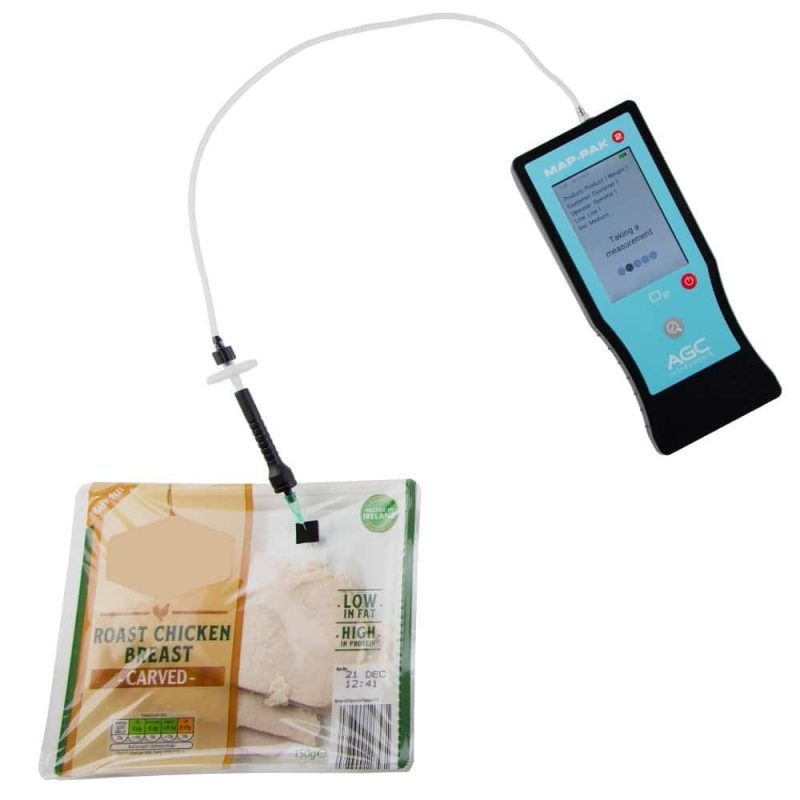 Headspace MAP gas analyser O2 for measuring O2 & N2